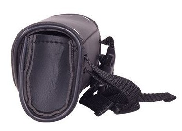 Leather Motorcycle Windshield Bag with Decorative Studs