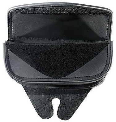 Plain Motorcycle Solo Pocket Windshield Bag with Velcro Closure