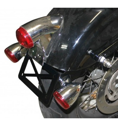 Street Bob Turn Signal and License Plate Relocation Kit for 2009-2012